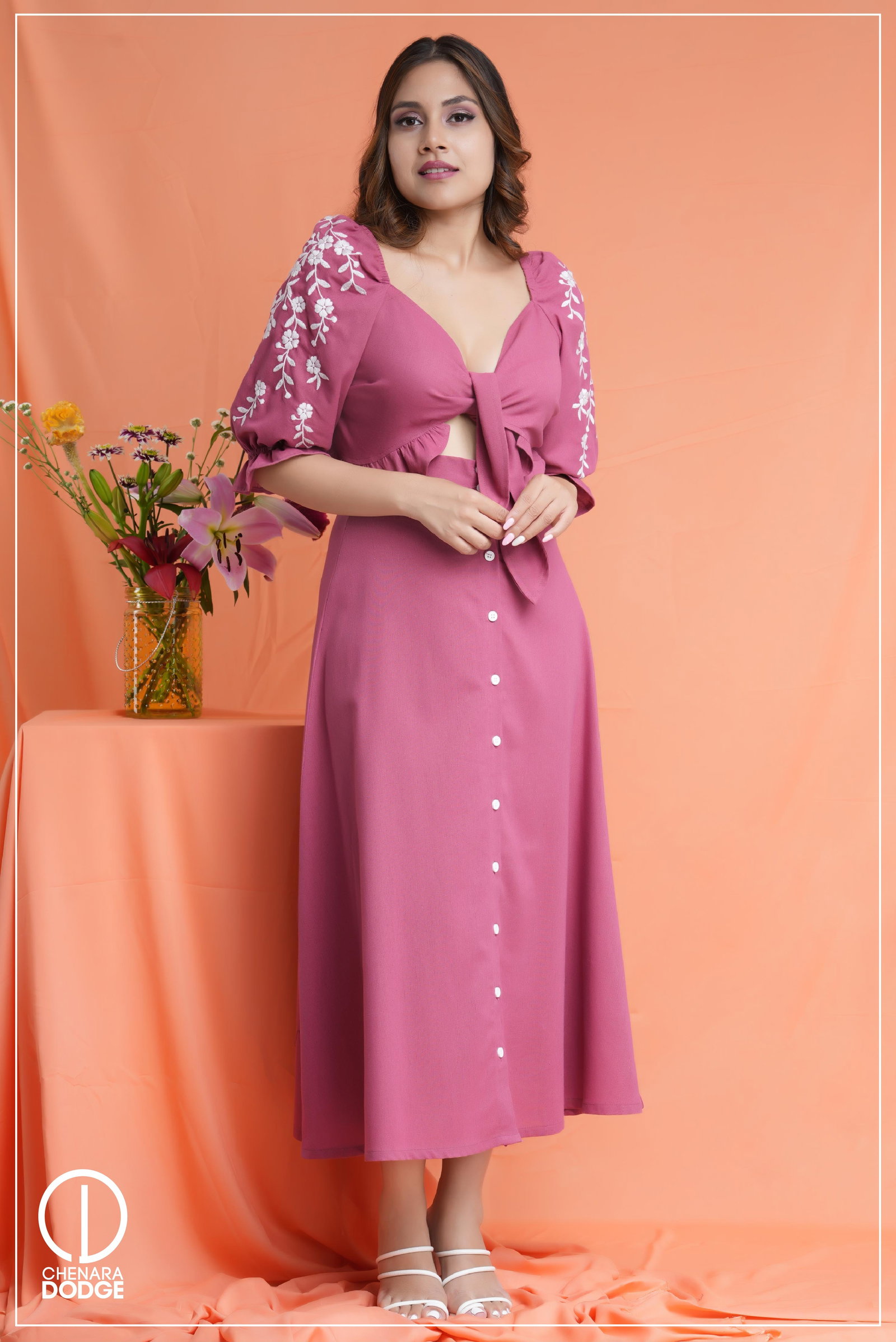 Hailey Embroidered Two Piece Set